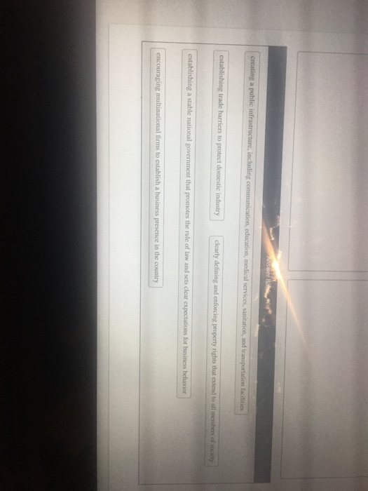 Solved Question of 23 Please classify each policy according | Chegg.com