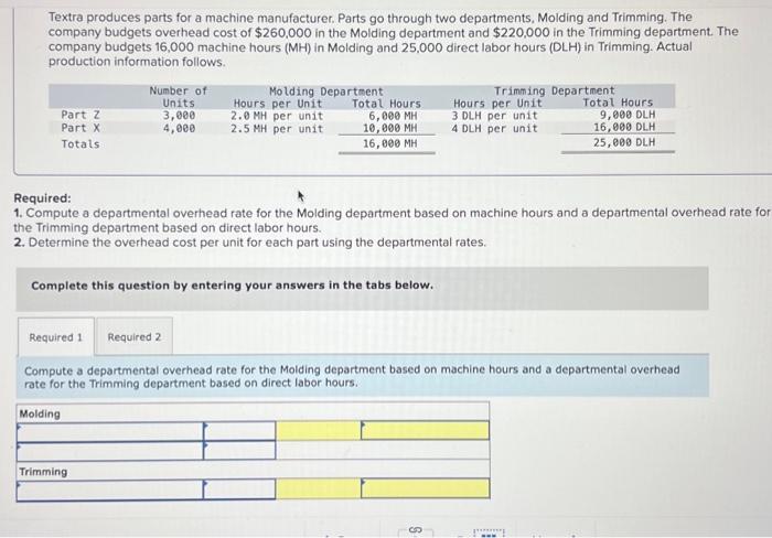 Solved 2 Part 2 of 2 20 points 00:55:25 Textra produces | Chegg.com