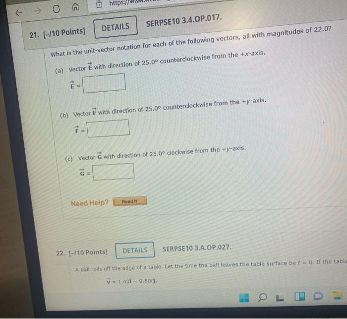 Solved What is the unit-vector notation for each of the | Chegg.com
