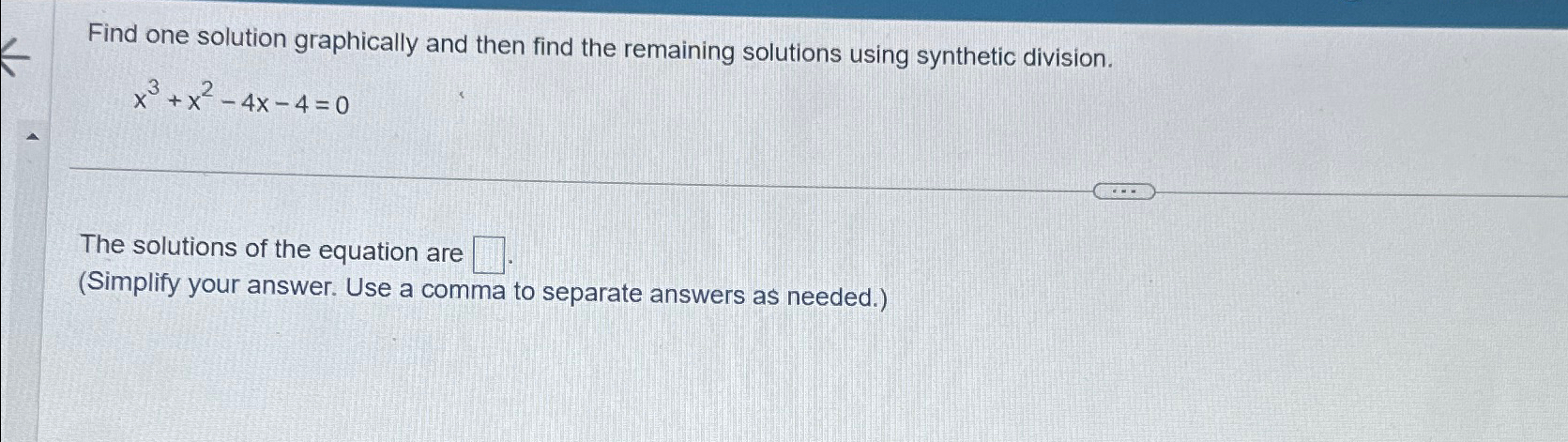 Solved Find one solution graphically and then find the | Chegg.com