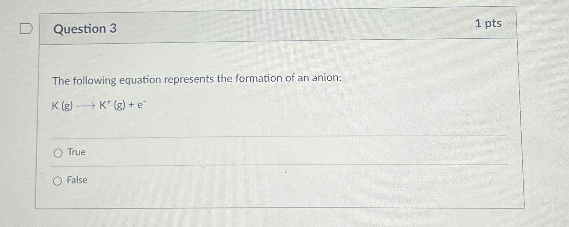 Solved Question 31 ﻿ptsThe following equation represents the | Chegg.com