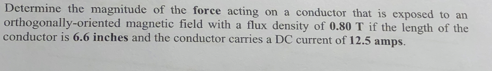 Solved Determine the magnitude of the force acting on a | Chegg.com