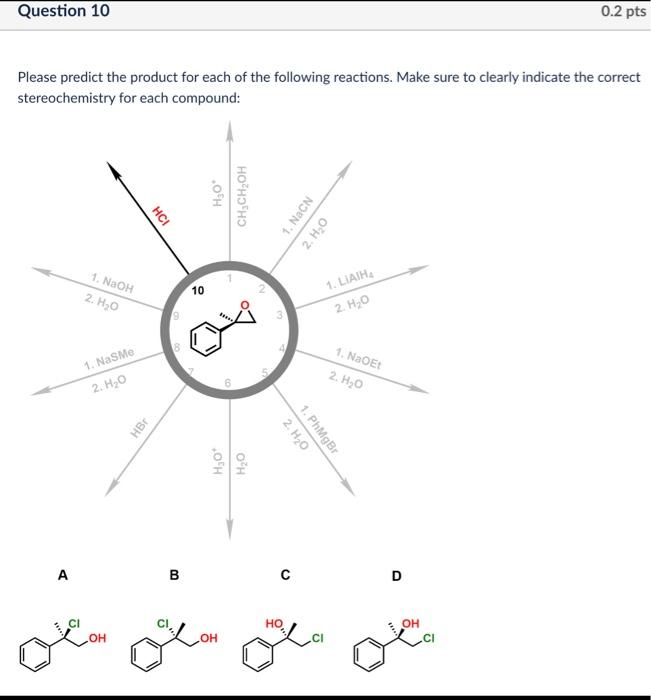 Solved Please predict the product for each of the following | Chegg.com