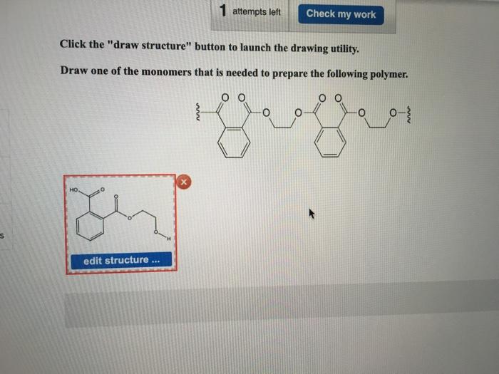 Solved 1 attempts left Check my work Click the "draw | Chegg.com
