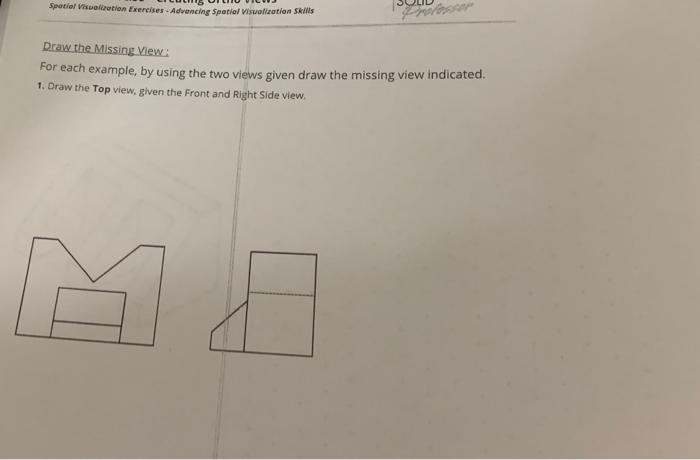 Practice Exercise - Creating Ortho Views Spatial | Chegg.com