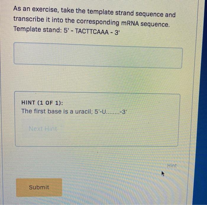 Solved Use the codon wheel to translate the mRNA sequence | Chegg.com