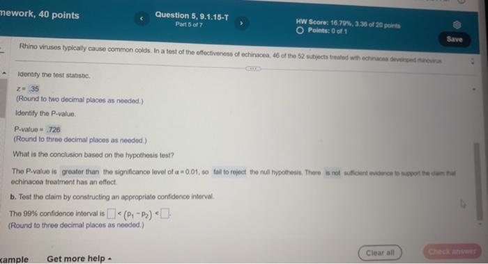 what is part B? and how do you find the confidence | Chegg.com