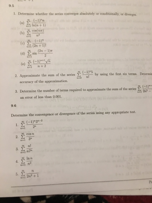 Solved section 9.5: problem a and b (worked out by the | Chegg.com