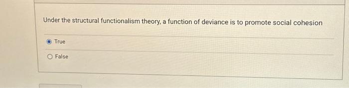 Under The Structural Functionalism Theory A Function 8970