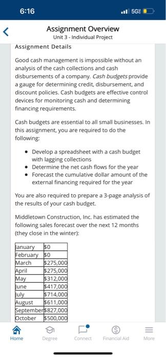 Solved Unit 3 - Individual Project Assignment Details Good | Chegg.com