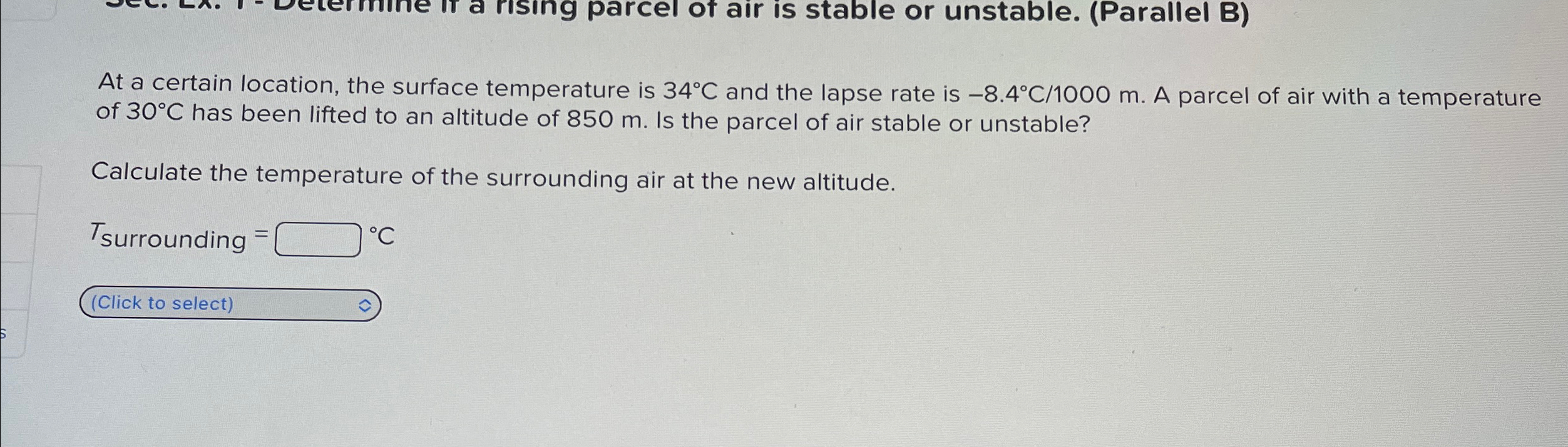 Solved At a certain location, the surface temperature is | Chegg.com