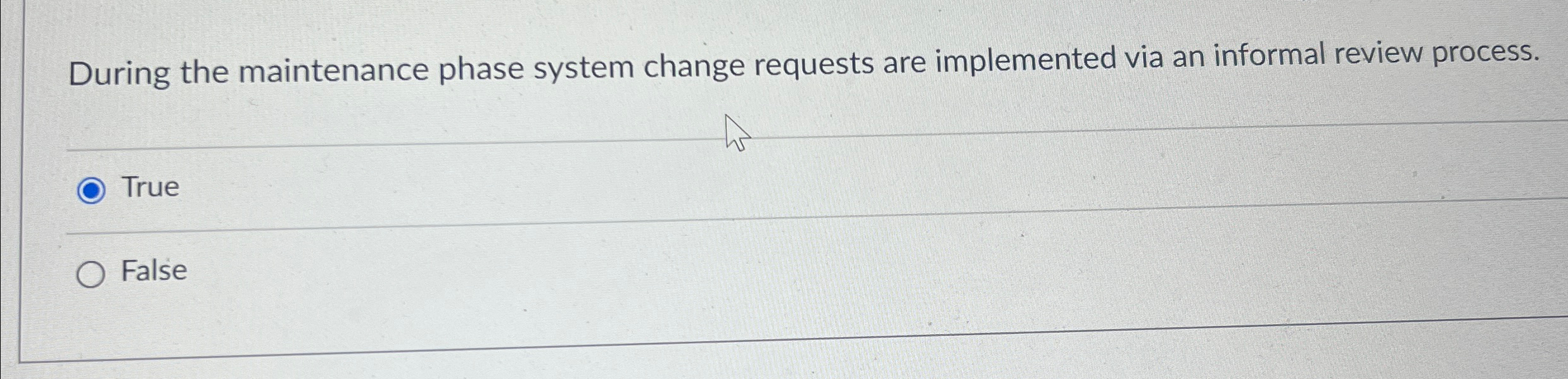 Solved During the maintenance phase system change requests | Chegg.com