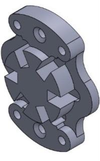 Solved Please create a 3D model of the attached image in | Chegg.com