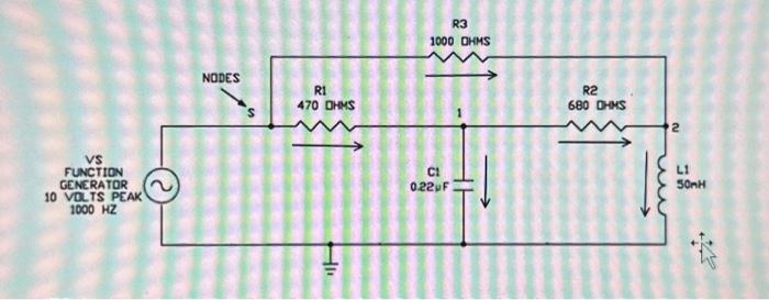 Solved verify kcl is satisfied at node 1 and 2 using the | Chegg.com