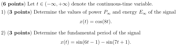 Solved Let tin(-\infty ,+\infty ) ﻿denote the | Chegg.com