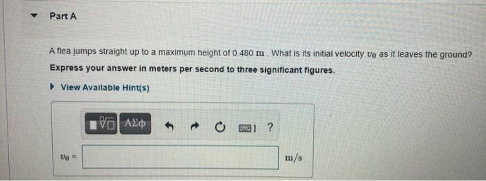 Solved In this problem, you will apply kinematic equations | Chegg.com