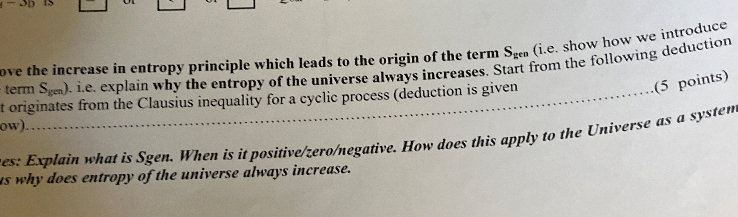 Solved ove the increase in entropy principle which leads to | Chegg.com