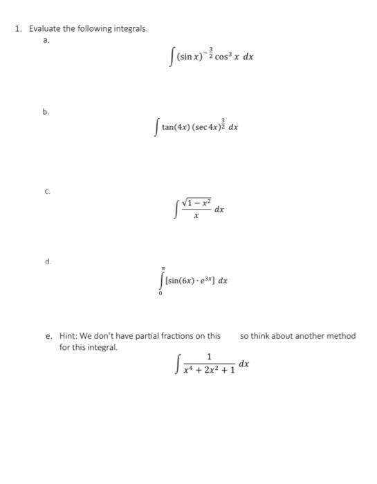 Solved please help asap! Please solve using the techniques | Chegg.com