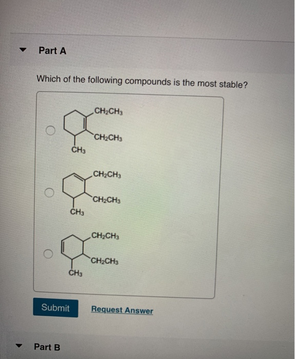 Solved Part A Which of the following compounds is the most | Chegg.com