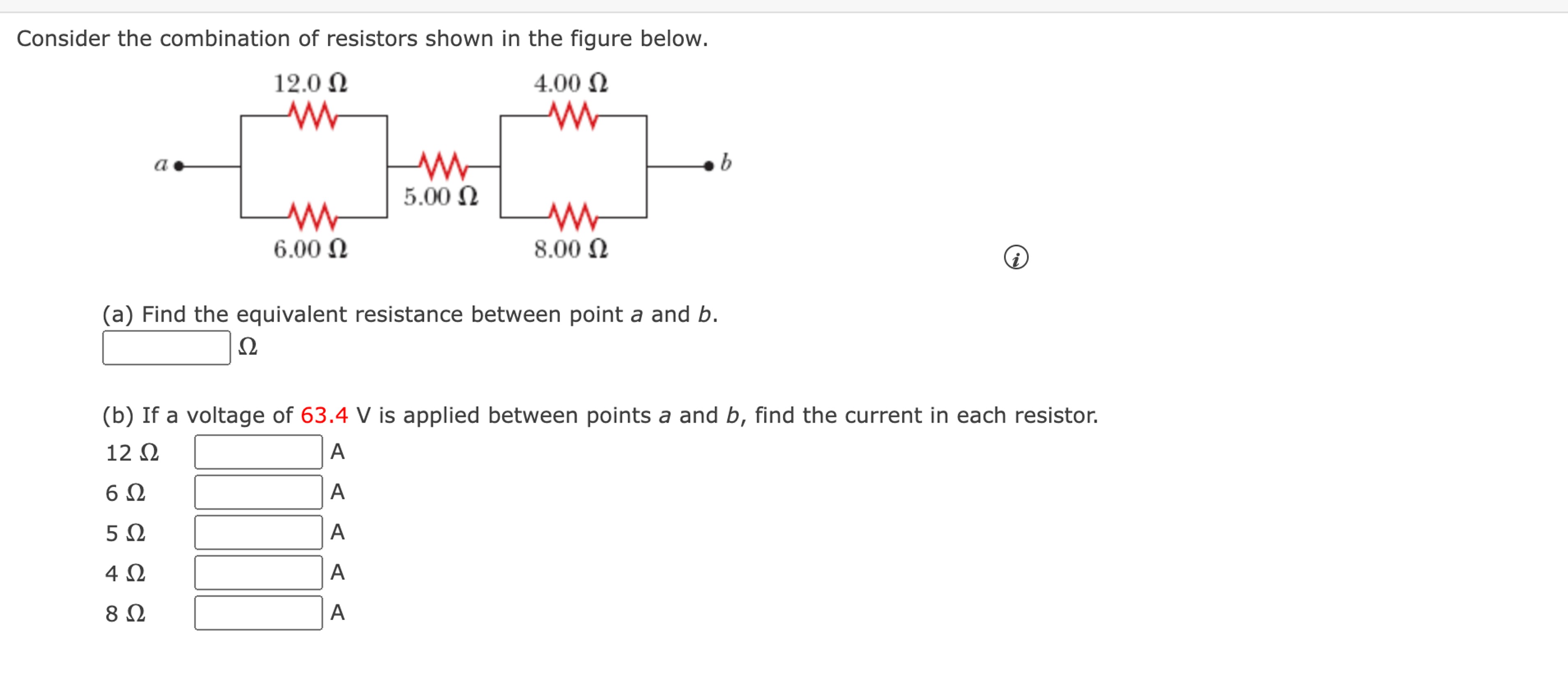 Solved Consider the combination of resistors shown in the | Chegg.com