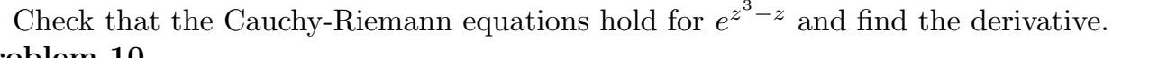Solved Check That The Cauchy Riemann Equations Hold For