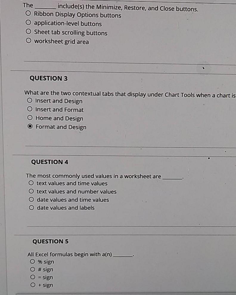 Solved The include(s) the Minimize, Restore, and Close | Chegg.com