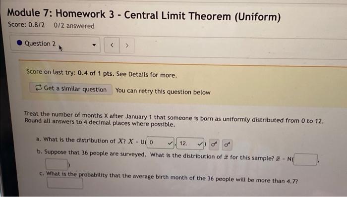 Solved A computer selects a number X from 2 to 8 randomly | Chegg.com