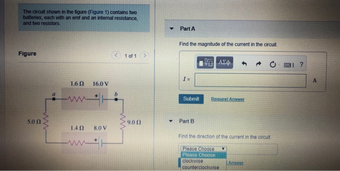 Solved: The Circuit Shown In The Figure (Figure 1) Contain... | Chegg.com