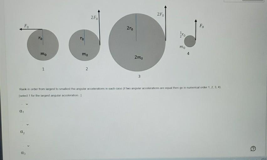 Solved Rank in order from largest to smallest the angular | Chegg.com