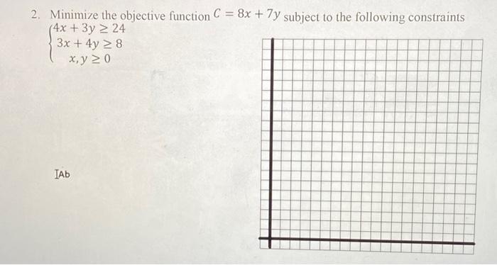 Solved 1. Maximize the objective function 2 = 3x + y subject | Chegg.com