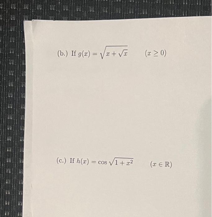 Solved Determine the points of continuity of the following | Chegg.com
