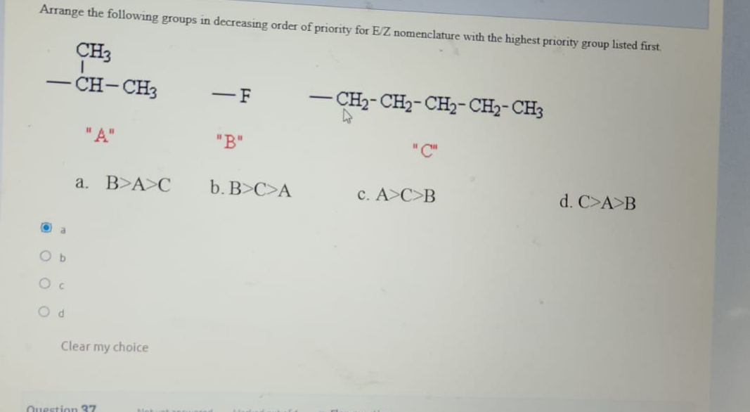 Solved Arrange the following groups in decreasing order of | Chegg.com