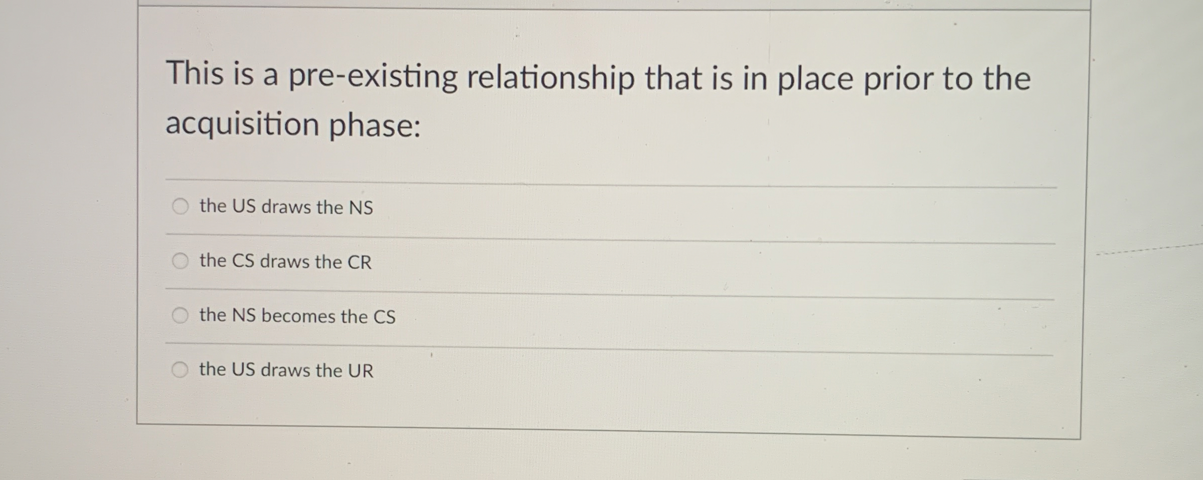Solved This is a pre-existing relationship that is in place | Chegg.com
