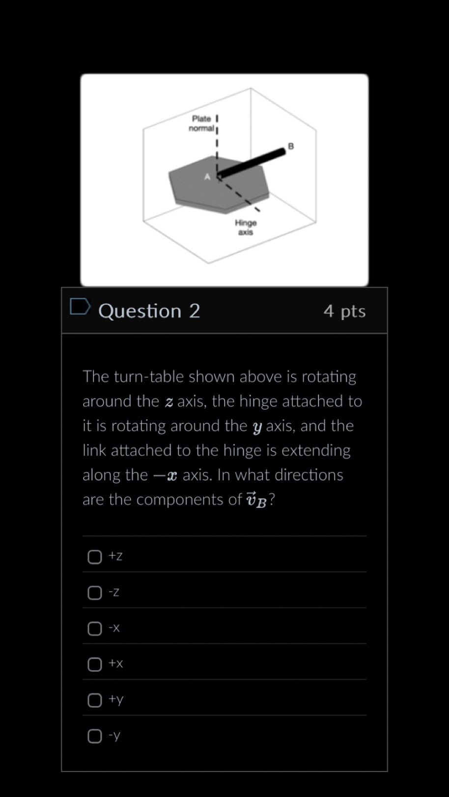 Solved Question 24 ﻿ptsThe turn-table shown above is | Chegg.com