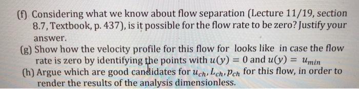 Solved E. Consider the flow between two horizontal infinite | Chegg.com