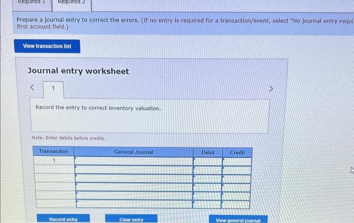 Solved Problem 9-15 (Algo) Inventory errors [LO9-7] You have | Chegg.com