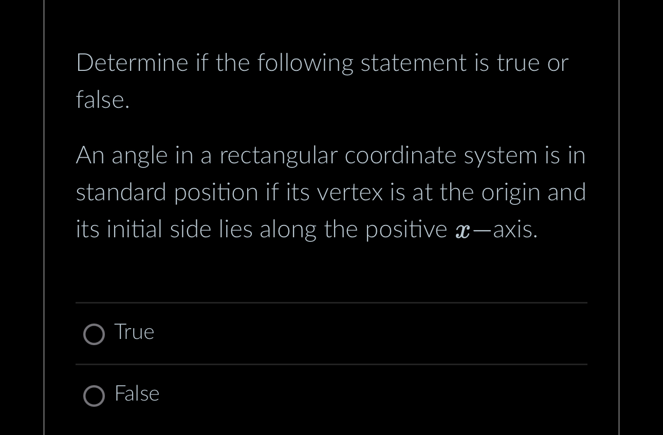 Determine if the following statement is true or | Chegg.com