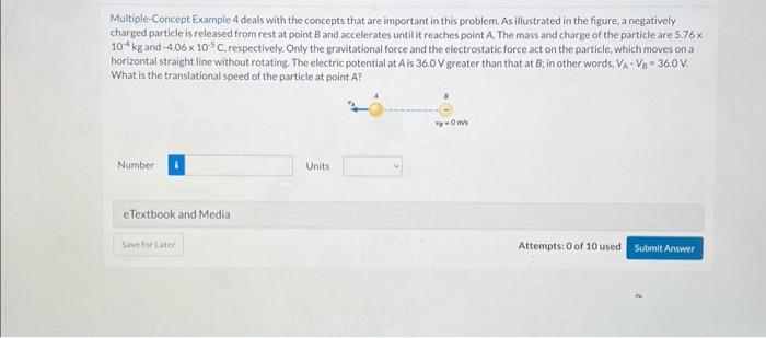 Solved Review Multiple-Concept Example 4 to see the concepts | Chegg.com