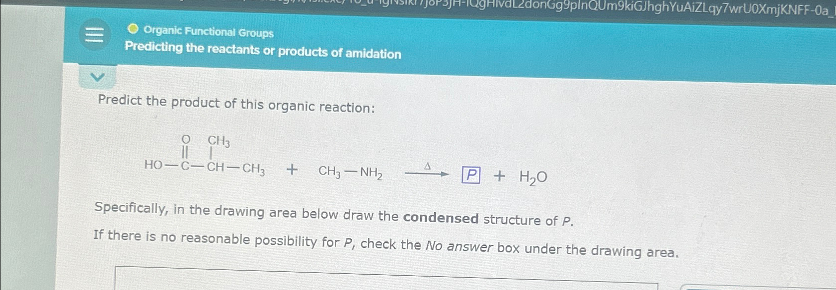 Solved Organic Functional GroupsPredicting the reactants or | Chegg.com