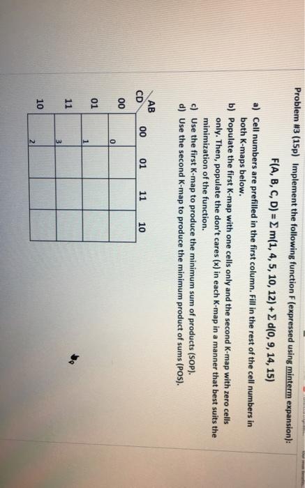Solved Problem #3 (15p) Implement the following function | Chegg.com