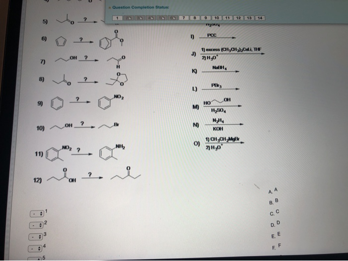 Solved Question 7 Match each reaction from Column A with its | Chegg.com