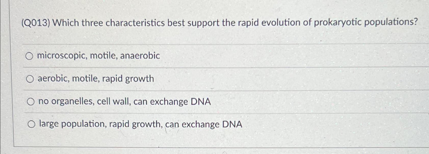 Solved (Q013) Which three characteristics best support the | Chegg.com Solved (Q013) Which three characteristics best support the | Chegg.com