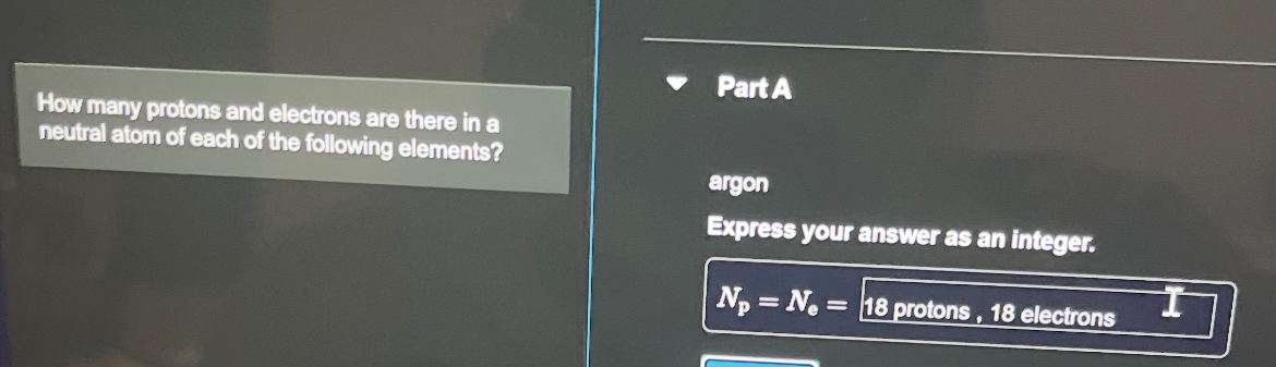 Solved How many protons and electrons are there in a neutral | Chegg.com