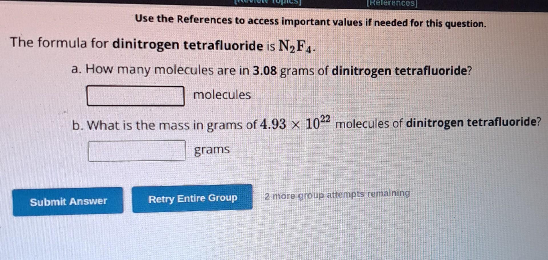 Solved Use the References to access important values if | Chegg.com