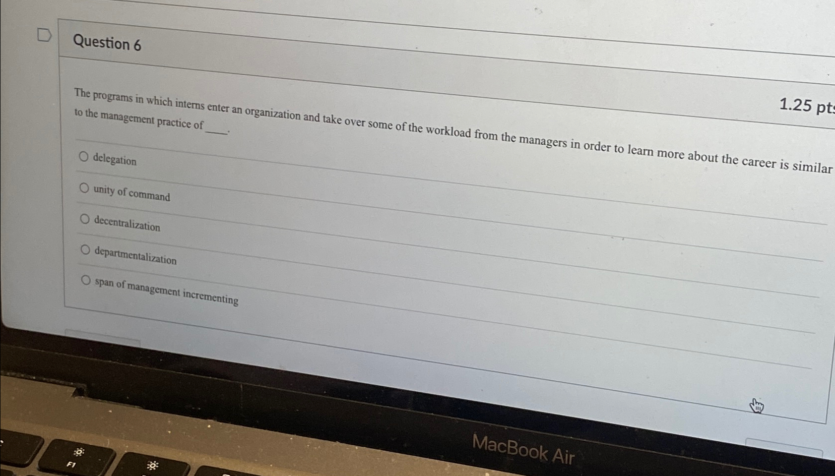 Solved Question 61.25ptunity of | Chegg.com