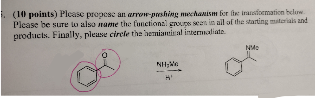Solved Please propose an arrow-pushing mechanism for the | Chegg.com