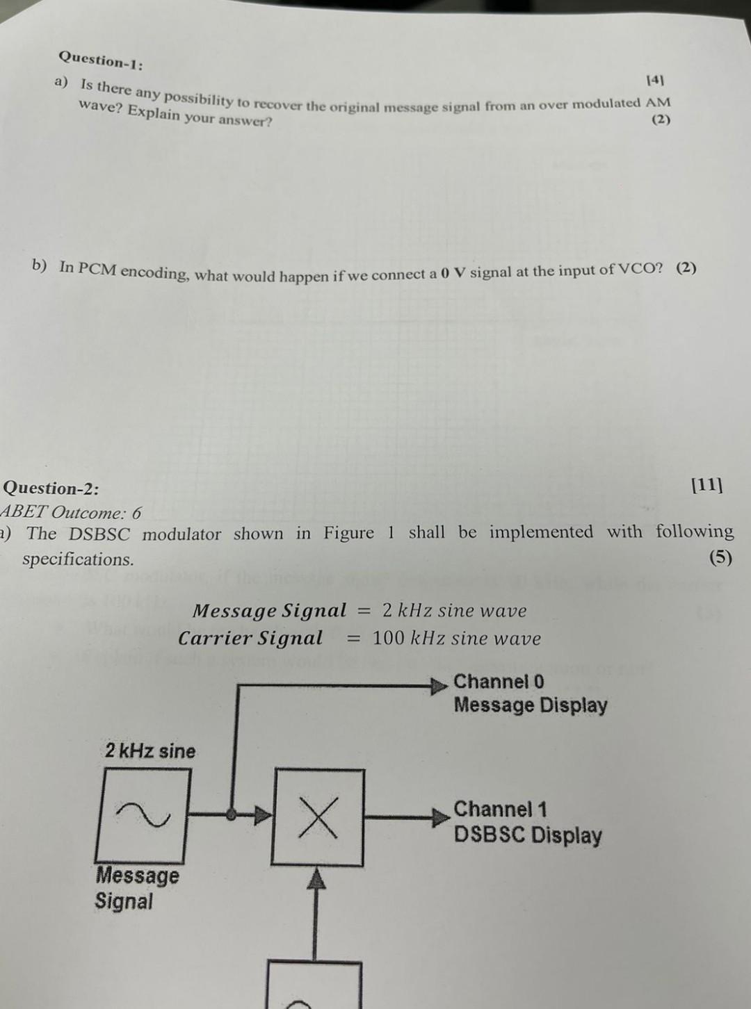Solved Question-1: a) Is there any possibility to recover | Chegg.com