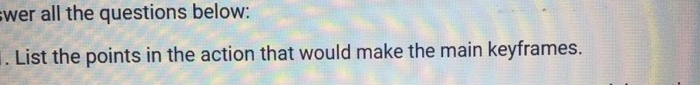 Solved swer all the questions below: 1. List the points in | Chegg.com