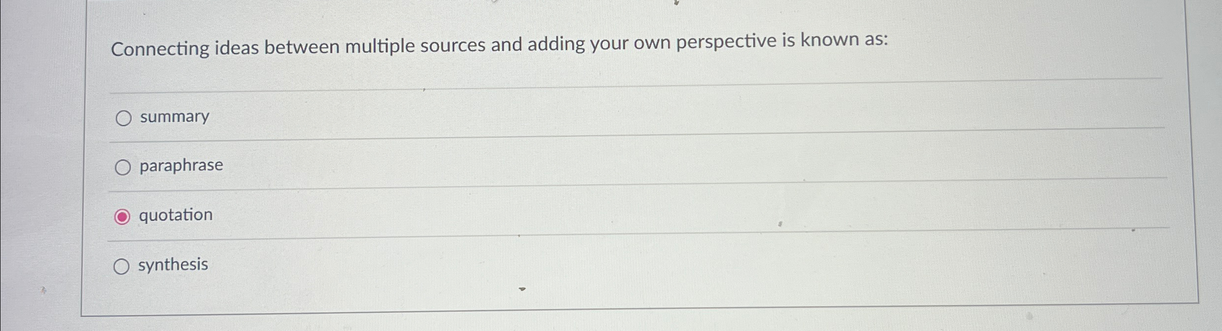 Solved Connecting ideas between multiple sources and adding | Chegg.com