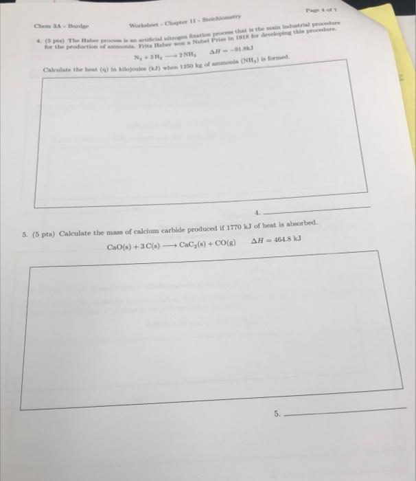 Chem 3A Fresno City College. Please help me out with | Chegg.com